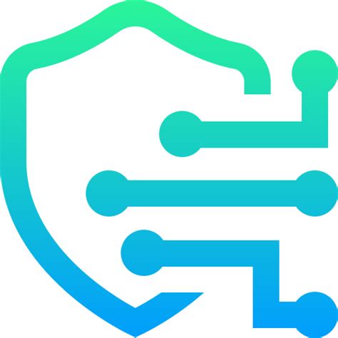 Shield Super Basic Straight Gradient Icon