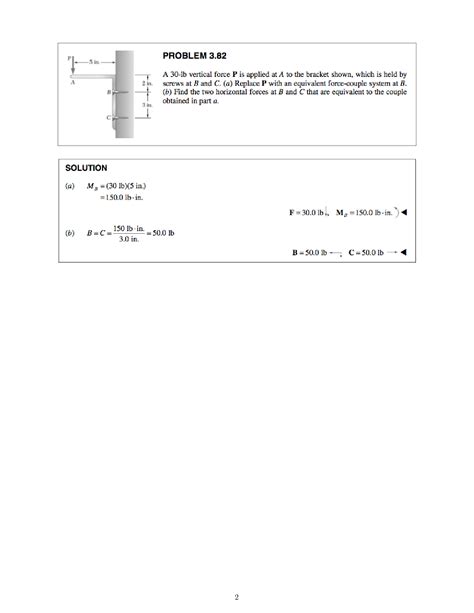 Solution Statics Problem Solution Studypool