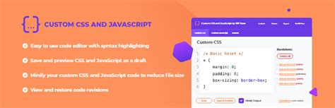 Custom Css And Javascript Wordpress Plugin