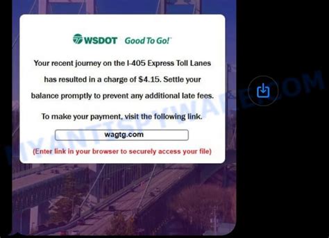 Wsdot Goodtogo Text Scam Alert What You Need To Know Myantispyware