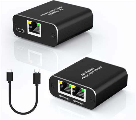 Ethernet Splitter High Speed 1 To 2 Rj45 1000mbps Ethernet