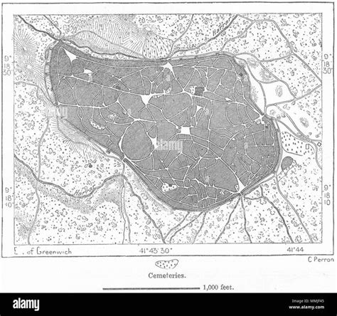 Ethiopia Harar Sketch Map Vintage Plan Chart