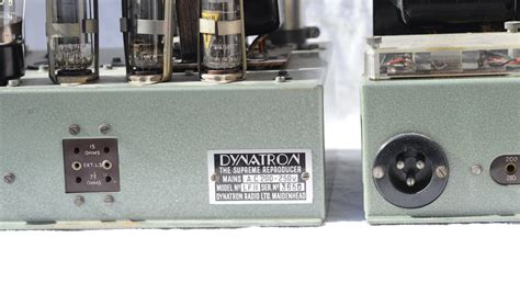 Dynatron Lf11 The Supreme Reproducer Pair Amplifiers With Push Pull El84 Audio Magical
