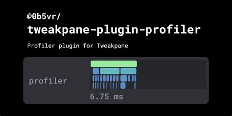 Tweakpane · Github Topics · Github