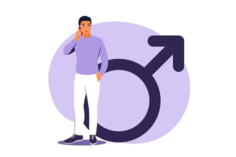 Símbolo Masculino Y Masculino Símbolo Del Hombre Y La Mujer Unidos