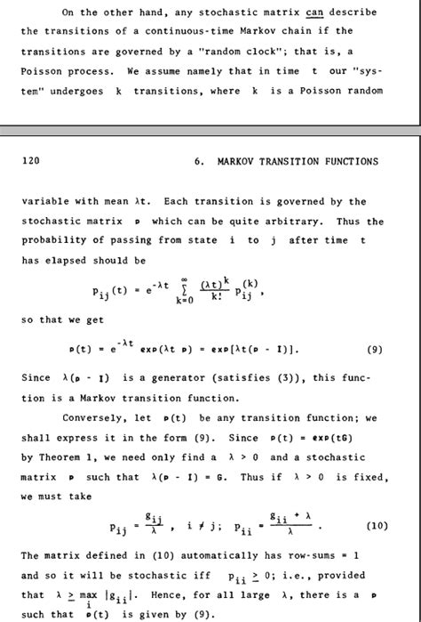 Stochastic Processes Two Different Ways Of Constructing A Continuous Time Markov Chain From