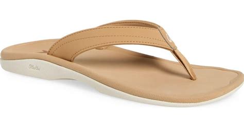 Olukai Ohana Flip Flop In Brown Lyst