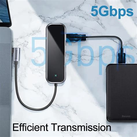 Baseus Multifunction Hub Adapter Dark Grey