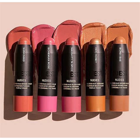 Nudestix Bondi Bae Sunkissed Bohemian Rose Naugh Ty N Spice Hey Honey Picante Mini Shopee