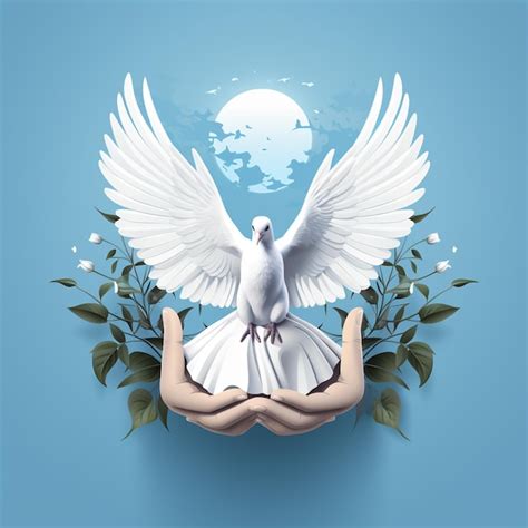 Premium Photo Peace Themed Background