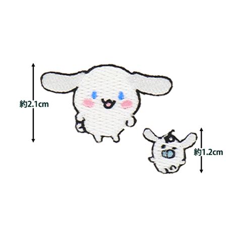 ワッペン 『ナガノ×サンリオ シナモロール Gw 1092 1a』 Kokka コッカ 雑貨ワッペンアイロン接着タイプキャラクター
