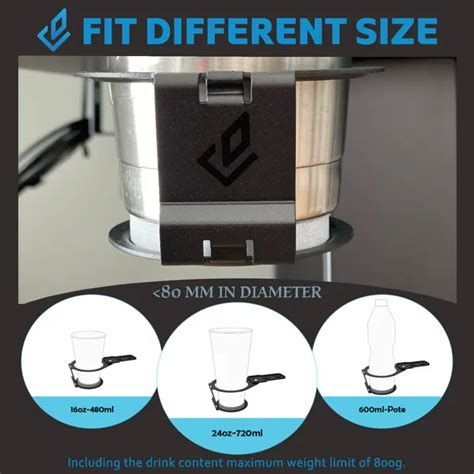 Dropship Desk Cup Holder Under Table Rotation Anti Spill Swivel Drink