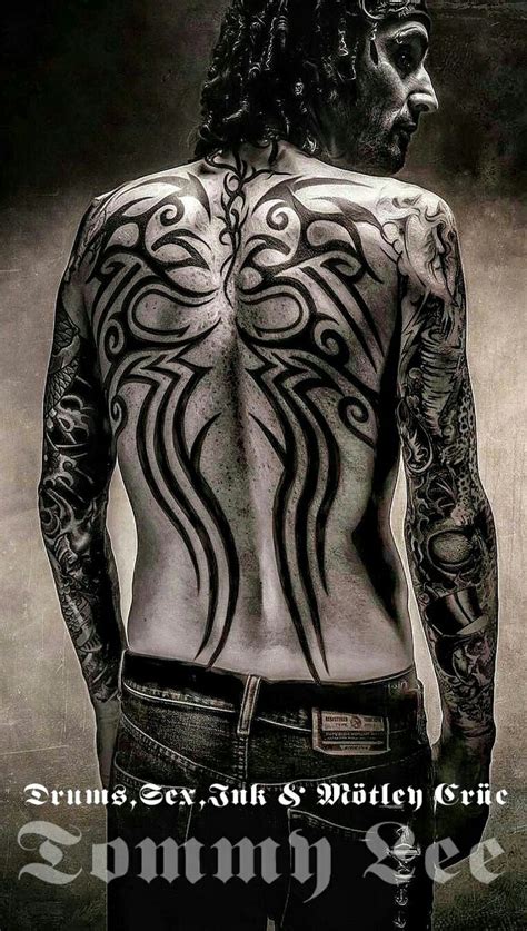 Tommy Lee Back Tattoo