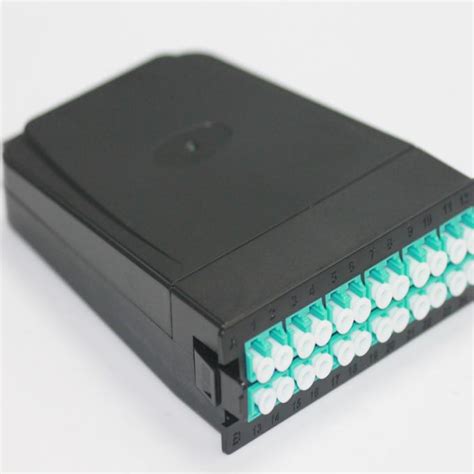 Om3 Mpo Cassette Patch Panel 40g 12 Cores Mpo To Lc Multimode Metal
