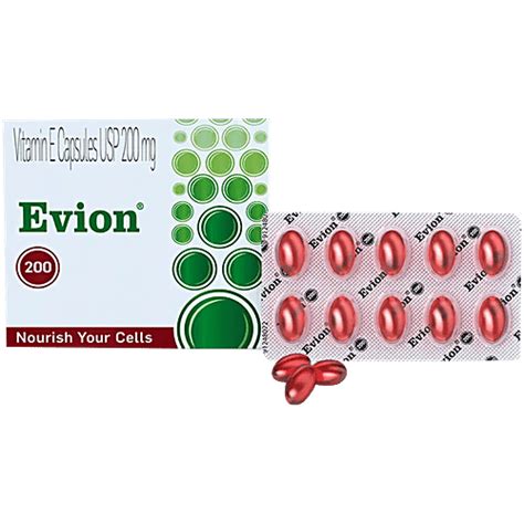 Buy Evion 200 Mg Capsule Online At Best Price Of Rs Null Bigbasket