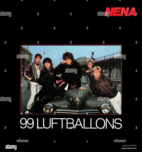 Nena Luftballons Vintage Vinyl Rpm Record Stock Photo Alamy