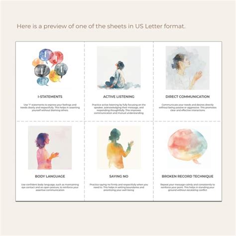 Assertiveness Training Cbt Therapy Cards Printable Cognitive Behavioral