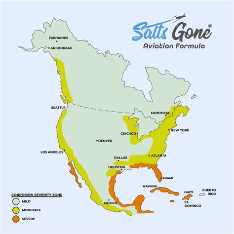 Is Your Aircraft In A High Risk Corrosion Zone Check The Faa Map