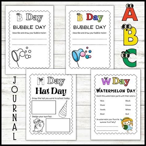 Abc Countdown Journal Calendar Posters Crowns End Of School Year Activity Made By Teachers