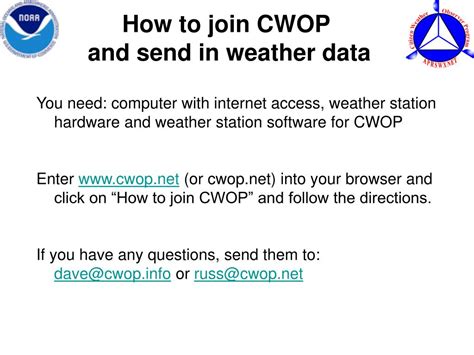 Ppt Citizen Weather Observer Program Powerpoint Presentation Free Download Id 1036169