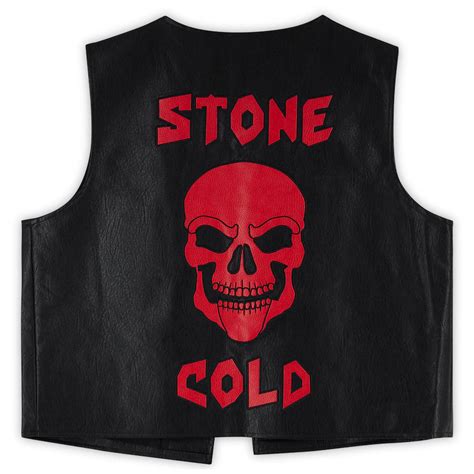Stone Cold Steve Austin Wwe Autographed Black And Red Dta Replica Ve