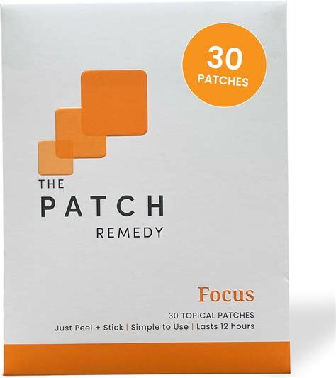 The Patch Remedy Focus Patch Ginkgo Biloba Acetyl L Carnitine Bacopa Magnesium