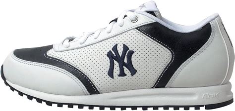 Reebok Womens Mlb Yankees Talent Sneaker White Navy