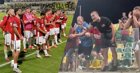 Video Az Fan Spreekt Spelers Toe Na Conference League Nederlaag Wij Zijn Beter Dan Iedereen