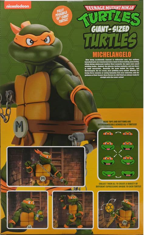 Neca Teenage Mutant Ninja Turtles Cartoon ¼ Scale Action Figure
