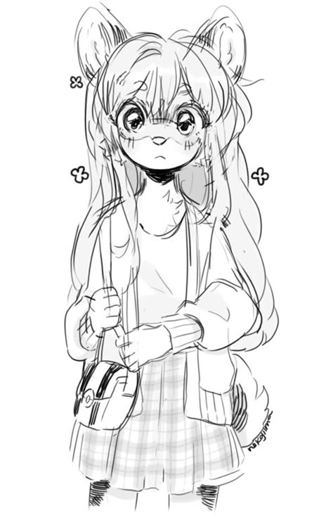 How To Draw Anime Furry Girls Commission Furry By Lulybot On Deviantart