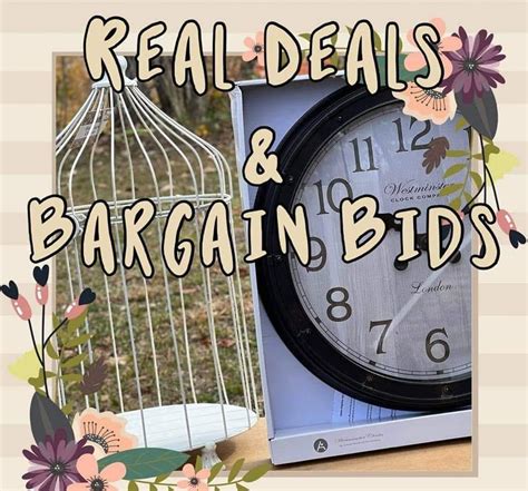 Real Deals And Bargain Bids