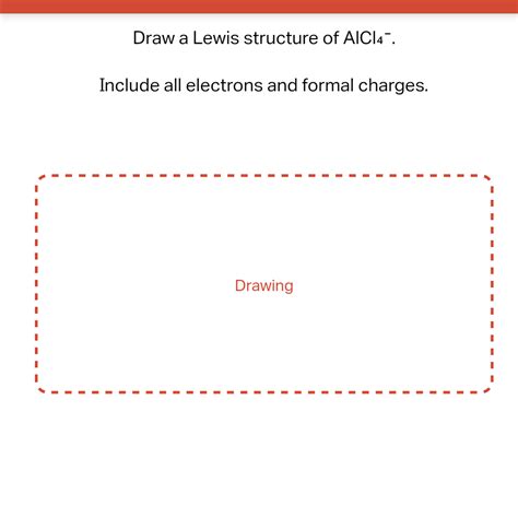Solved Draw A Lewis Structure Of Mathrm Alcl 4