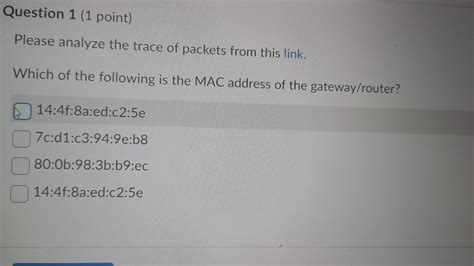 Solved Please Analyze The Trace Of Packets From This Link
