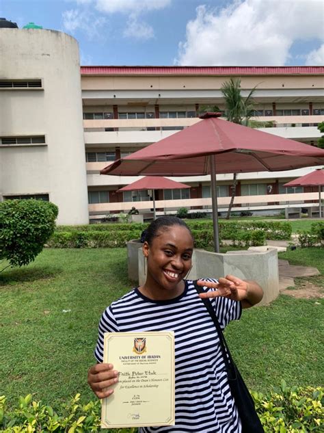 Congratulations To My Sister Faith Etuk For Being Selected For The Deans List Of Excellence