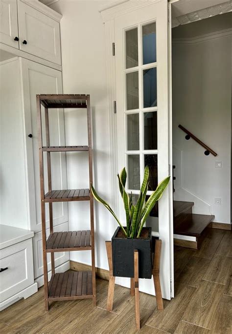 Стелаж етажерка Wooddecor з дерева коричнева — ціна 1699 грн у каталозі Етажерки Купити товари