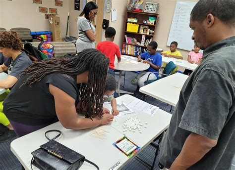 Black High School Students Studying