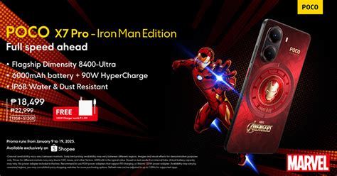Poco X Pro Iron Man Edition Officially Launched In The Philippines Php Promo Price
