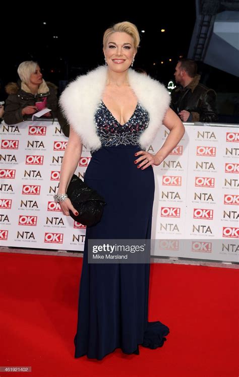 Hannah Waddingham Attends The National Television Awards At 02 Arena