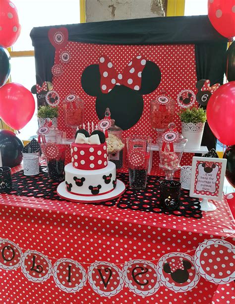 Minnie Mouse Birthday Party Ideas Photo 9 Of 17 Catch My Party