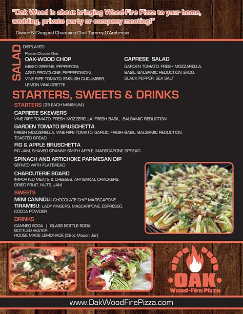 Check Out Our Menu Pizza Places In Phoenix Oak Wood Fire Pizza