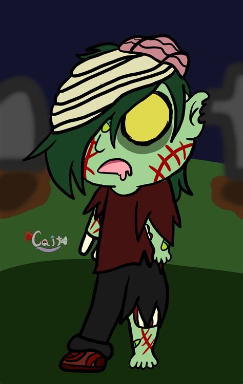 Chibi Zombie By Caitycatcreations On Deviantart