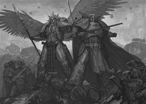 Artstation Sanguinius And Rogal Dorn Siege Of Terra Fanart