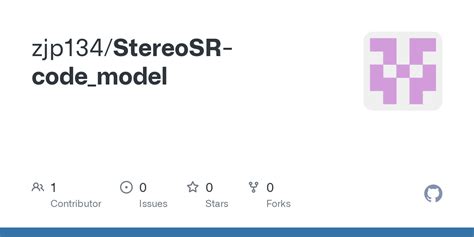 Github Zjp134stereosr Codemodel