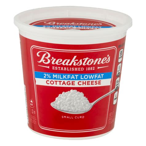 Breakstones Cottage Cheese Lowfat 2 Milkfat Small Curd 24oz Tub
