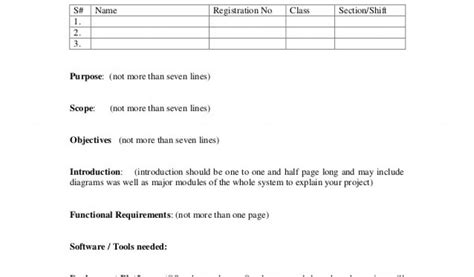 Class Proposal Template Project Proposal Templates Williamson