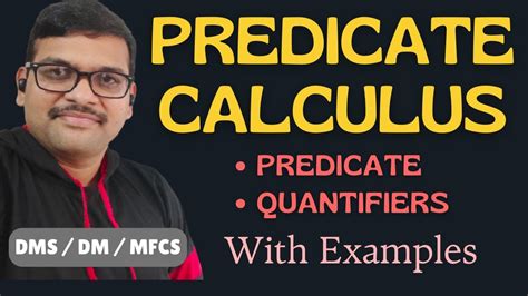 Predicate Calculus Predicate Vs Proposition Quantifiers