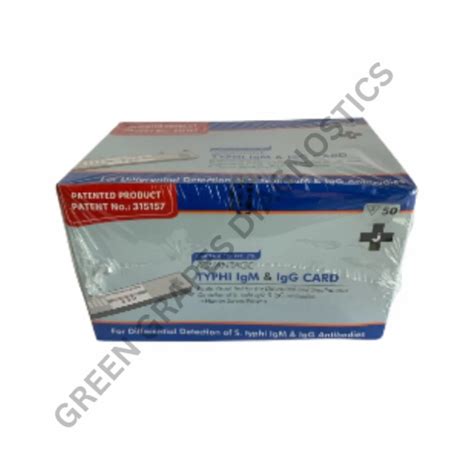 50 T Advantage Typhi Igm And Igg Card At ₹ 156250kit In New Delhi Id