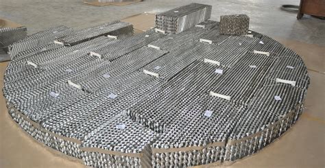 Metal Column Internals Metal Structured Packing Versus Packing Sheet