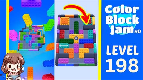 color block jam level 198 solution walkthrough youtube