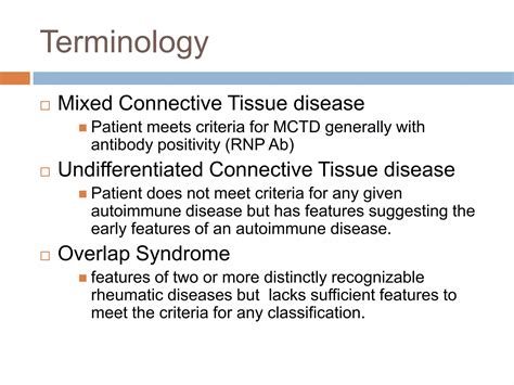 Mixed Connective Tissue Disorder Pptx